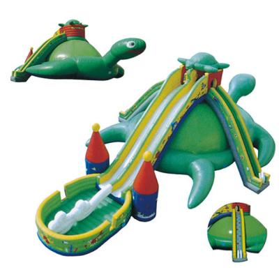 China Inflatable hippo slide outdoor slide, inflatable hot selling slide for sale