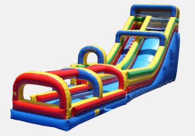 China Inflatable hippo slide giant outdoor slide, inflatable hot slide for sale