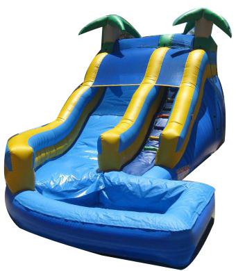 China Popular inflatable pool slides for inground pools for sale