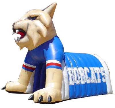 China Best sells inflatable wolf helmet Tunnel for games entrance for sale