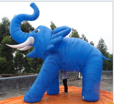 China customized giant advertising lighting inflatable elephant balloon for sale