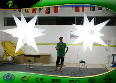 China Dauerhafte aufblasbare Yard-Dekorations-multi farbiger Explosions-Licht-Stern LED zu verkaufen