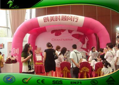 Chine Voûte gonflable d'entrée de la publicité rouge carrée extérieure de forme pour la foire à vendre