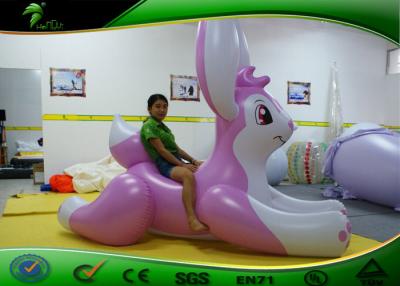 中国 2M の紫外線印刷の乗車のための膨脹可能なマンガのキャラクタのピンクのバニー ウサギ 販売のため