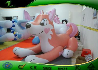 中国 水証拠の赤い爆発のマンガのキャラクタ巨大で膨脹可能な犬のおもちゃ 販売のため