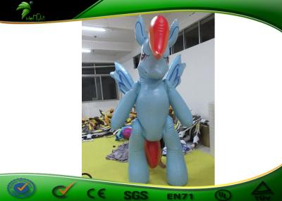 Cina Personaggi dei cartoni animati gonfiabili attraenti, costume lnflatable del cavallino dell'arcobaleno in vendita