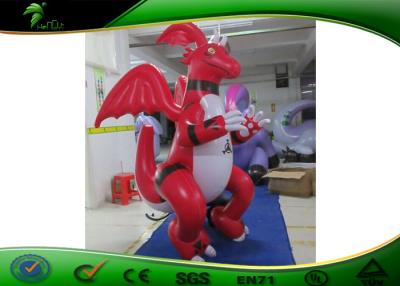 Cina Faccia festa il CE portabile alto rosso gonfiabile/UL del vestito 2.5m del drago delle decorazioni in vendita
