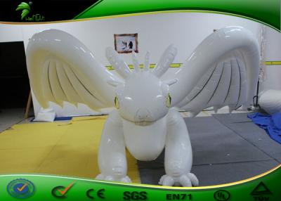 Cina Drago bianco ambientale su misura dei personaggi dei cartoni animati gonfiabili in vendita