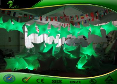 China Kleur die Opblaasbare Verlichtingsdecoratie, Mooie Dia veranderen 1m Opblaasbare Sterlichten Te koop