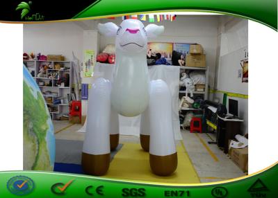 Cina H.120cm Inflatable Cartoon Characters Christmas Reindeer White Metal Deer in vendita