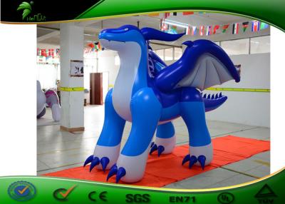 Cina Il giocattolo gonfiabile blu gigante d'altezza gonfiabile del drago dei personaggi dei cartoni animati/2 m./raffredda l'animale gonfiabile del drago per l'evento in vendita