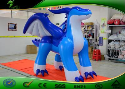 Cina Drago blu gonfiabile volante EN14960 del drago del giocattolo gonfiabile dello stagno in vendita