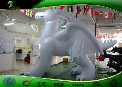 Cina Giocattolo animale gonfiabile gigante bianco del PVC dei personaggi dei cartoni animati gonfiabili di attività in vendita