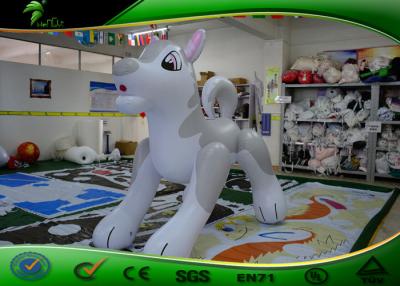 Cina Personaggi dei cartoni animati gonfiabili dei bambini/grande cane gonfiabile bianco sveglio del PVC in vendita