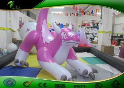Cina personaggi dei cartoni animati gonfiabili rosa ASTM di esplosione del drago del PVC di 2m in vendita