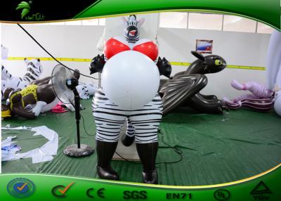 Cina Stia sulla zebra sexy gonfiabile di in bianco e nero per la decorazione in vendita