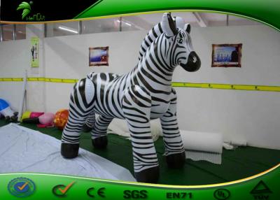 China Het duurzame Opblaasbare Beeldverhaal van het de Replica Opblaasbare Gestreepte Paard van Beeldverhaalkarakters Te koop