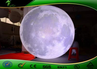 China Aufblasbares Mond-Modell LED/aufblasbarer Planeten-Ballon für Ausstellung zu verkaufen