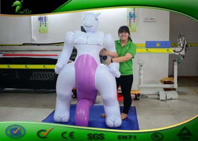 Cina Personaggi dei cartoni animati gonfiabili, carattere gonfiabile alto Mewtwo, PVC superiore Mewtwo gonfiabile di 2m per gli eventi in vendita