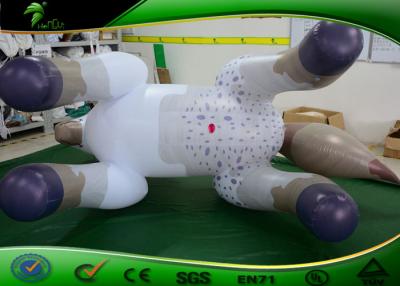 Cina PVC bianco che sta i cavalli gonfiabile del fumetto divertente cucitura quadrupla alta 5m/di 2m in vendita