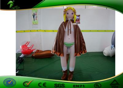 Cina Eventi 2m ragazza sexy gonfiabile alta, ragazza gonfiabile del PVC con la giacca a vento in vendita