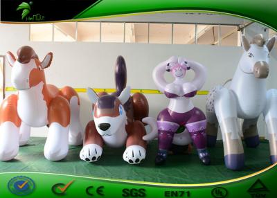 China Inflatable Husky Dog / Pony Horse / Inflatable Sexy Girl Animal Cartoon Characters for sale