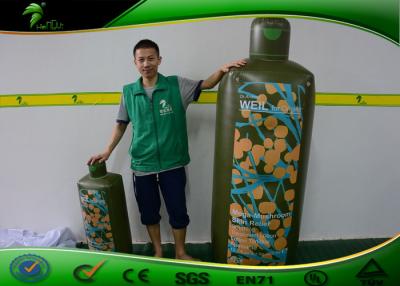 中国 カスタマイズされた膨脹可能な広告はびんによって形づけられるポリ塩化ビニール/TPU/オックスフォードの布を風船のようにふくらませます 販売のため