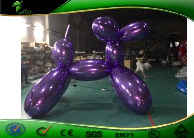 Cina Pallone di modello gonfiabile dei personaggi dei cartoni animati della decorazione del cane porpora gonfiabile del PVC in vendita