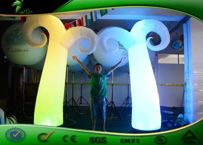 China Interner Fan-Oxford-Stoff-Stand-aufblasbarer geführter Lichtmast 2m - hohes langlebiges Gut 10m zu verkaufen