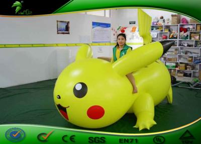 Cina Fumetto gonfiabile giallo ignifugo di Pokemon degli animali di partito per affitto in vendita