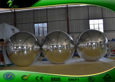 Cina Palla gonfiabile dello specchio dell'argento della fase del pallone del partito del PVC 0.6MM/palla specchio di riflessione in vendita