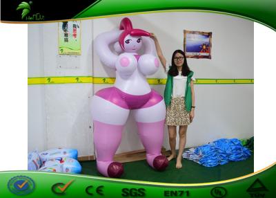 Cina Una ragazza sexy di 2 personaggi dei cartoni animati gonfiabili rosa di m. gioca con le grandi tette/SPH in vendita