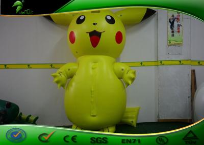 Cina Modello gonfiabile gonfiabile giallo di esplosione del costume di Pokemon di doppio strato del vestito di Pikachu in vendita