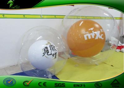 中国 二重層のロゴの印刷を用いる膨脹可能な広告の風船のようにふくらみます/ポリ塩化ビニール気球 販売のため