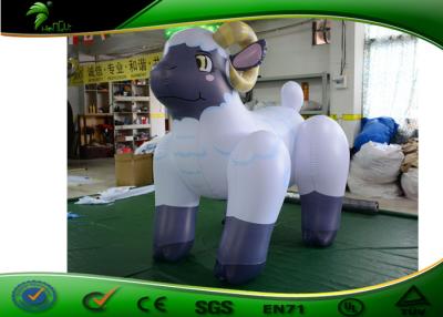 Chine Personnages de dessin animé gonflables de moutons de PVC de coutume/moutons animaux gonflables à vendre