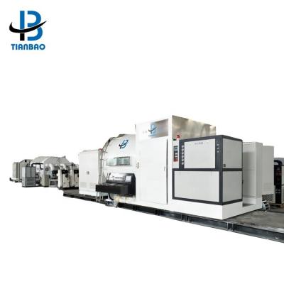 Cina Macchina per rivestimento a vuoto di filati d'oro/argento da 300 KV per la produzione di BOPP/PET/CPP/PE/PVC/carta in vendita