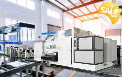 Cina Macchina per rivestimento a vuoto di filati d'oro/argento da 300 KV per la produzione di BOPP/PET/CPP/PE/PVC/carta in vendita