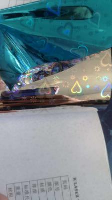 中国 100mm~1800mm 幅 ボップホログラム色フィルム 色とデザインの多様性 販売のため