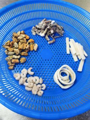 중국 음식점 의 신선 한 냉동 해산물 판매용