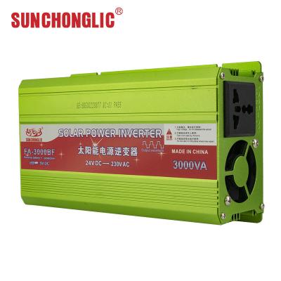 中国 USB インターフェイス 24V サイナス波インバーター 3000va 基本用途用 エネルギー効率 販売のため