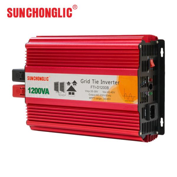 Quality 50Hz 260VAC 1200va 2kw Grid Tie Inverter LCD Display Grid Tied Pv Inverter for sale