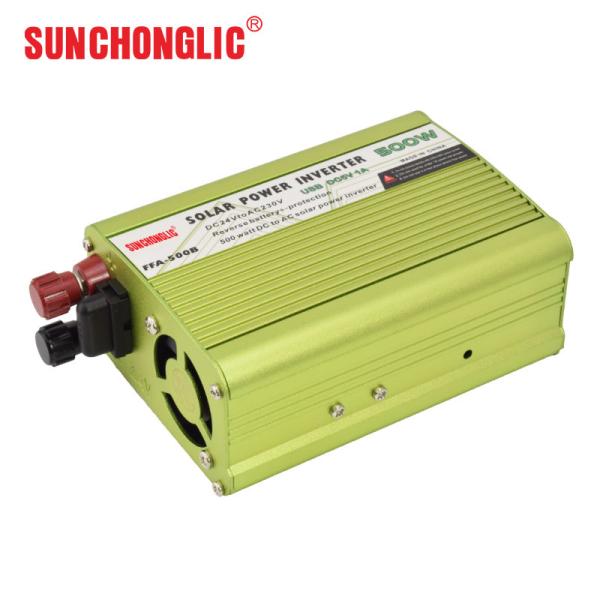 Quality 500va Modified Sine Wave Inverter With USB 5V 1A 24V DC Output AC 220V for sale