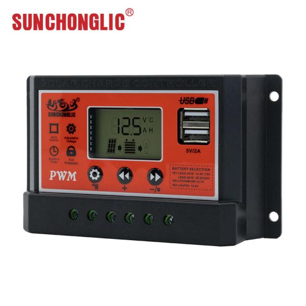 Quality Lead Acid 12vdc Pwm Controller With Dual Usb Output High-procision voltage for sale