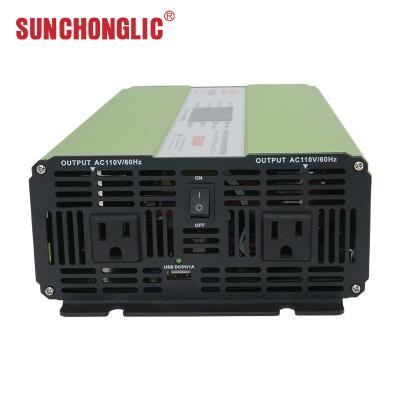 中国 2000W 改変式インバーター オフグリッド 太陽光発電インバーター 12vDc から 110vAc 60hz 販売のため