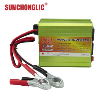 China 12v 110v 350 Watt Power Inverter 60Hz 350VA Off Grid Modified Sine Wave for sale