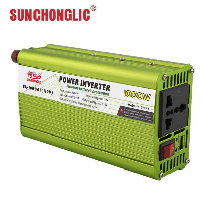 China 1000W Modified Inverter Sine Wave Power Inverter 12VDc 110VAc USB Charging for sale