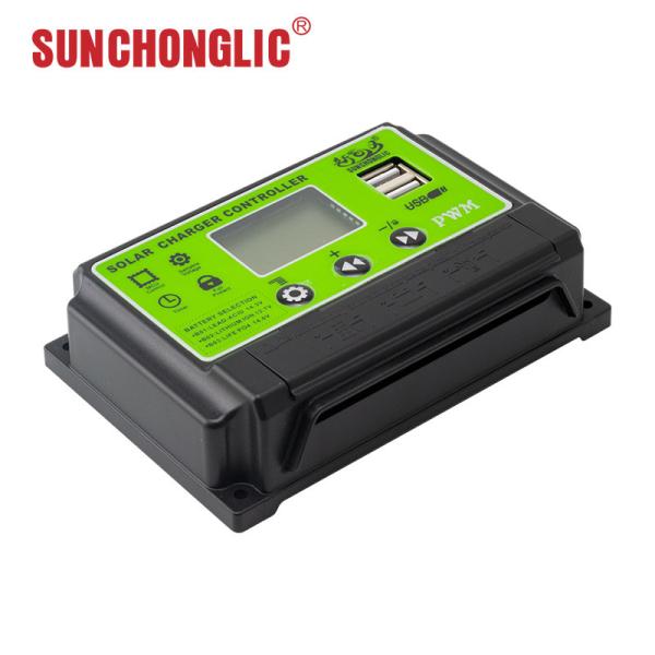 Quality Intput 50A PWM Solar Charger Controllers 2A Output 12v 24v Solar Charge for sale