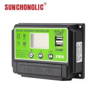 Quality 12V 24V 30 Amp Solar Charge Controller LCD Display 3P 5V 2A USB Portable for sale