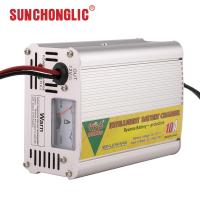 Quality Convenient Lead Acid Car Battery Charger 12v 10A Intput AC 150V Three Step for sale