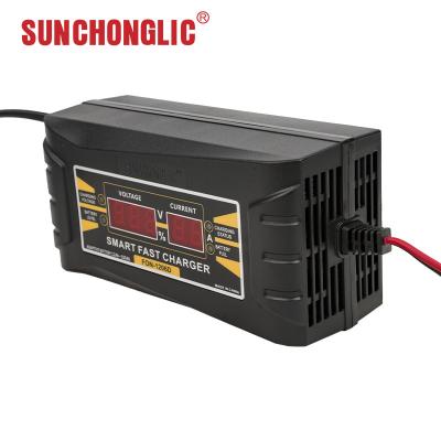 Cina Caricatore di batterie AGM GEL da 110v 12v 6a Caricatore di batterie per auto a piombo acido di tre fasi in vendita